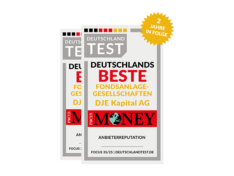 DJE erneut als Deutschlands beste Fondsgesellschaft ausgezeichnet